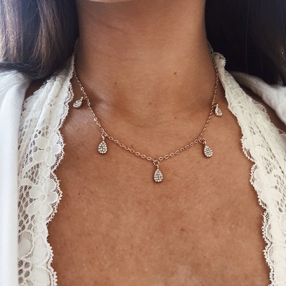 Jewelry | New Gold Droplet Necklace | Poshmark